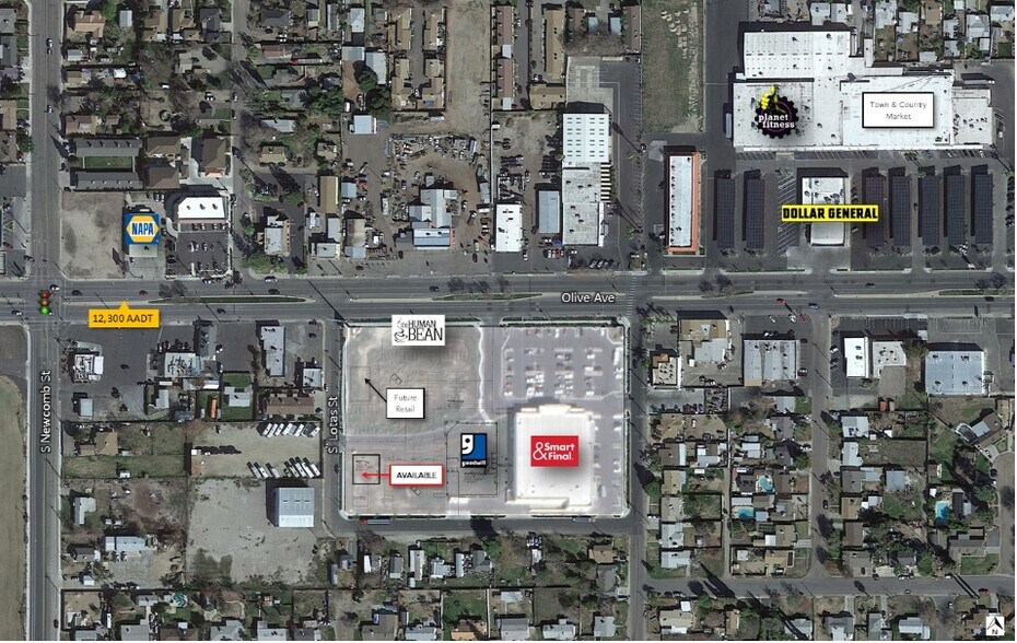 Sec Olive Ave & S Lotas St, Porterville, CA 93257 - Retail for Lease ... Sec Olive Ave & S Lotas St, Porterville, CA 93257 - Retail for Lease ...