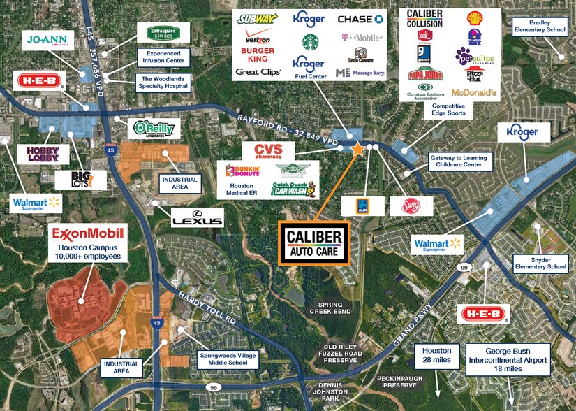 2324 Rayford Rd, Spring, TX 77386 - Caliber Collision | Houston MSA ...