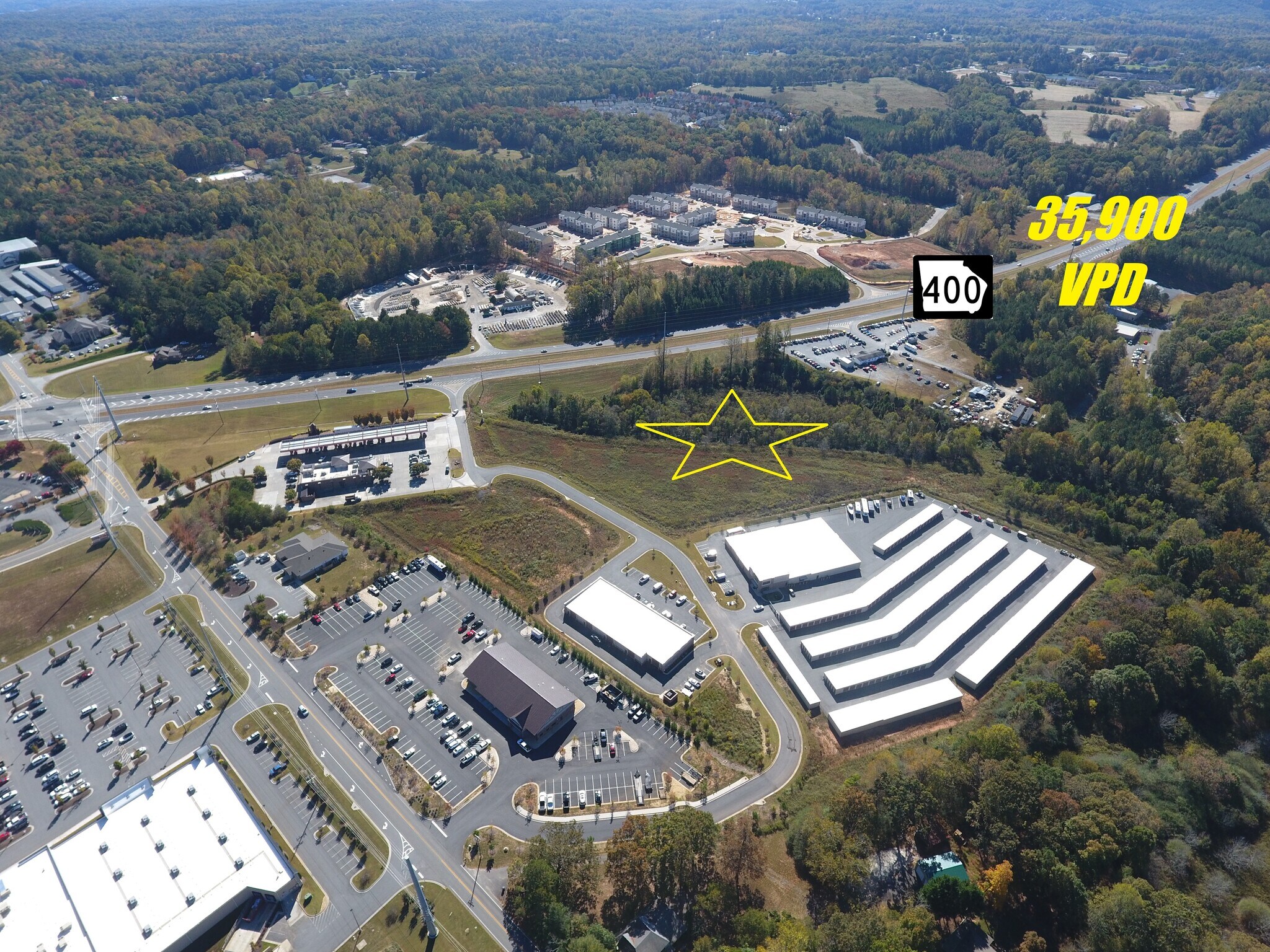 GA Hwy 400, Dawsonville, GA 30534 - Commercial Development Opportunity | ±14 AC | LoopNet
