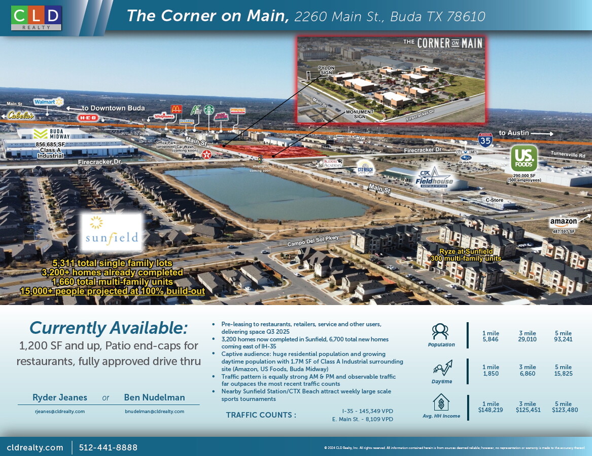 The Corner on Main, Buda, TX 78610 - The Corner on Main | LoopNet