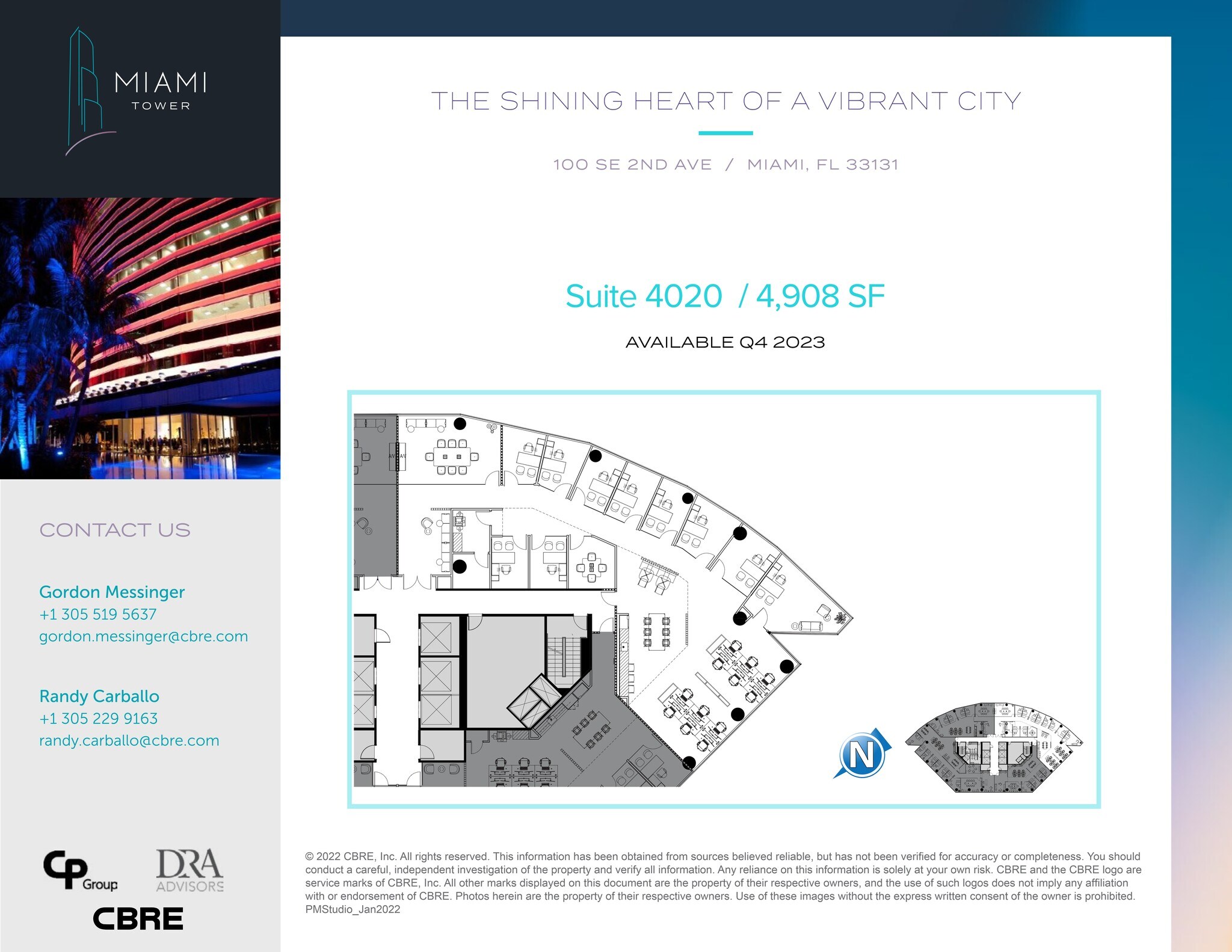 100 SE 2nd St, Miami, FL 33131 - Miami Tower | LoopNet