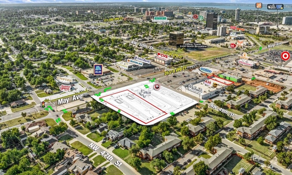 SEQ of 50th St & N May Ave, Oklahoma City, OK 73112 - Pad Site | LoopNet