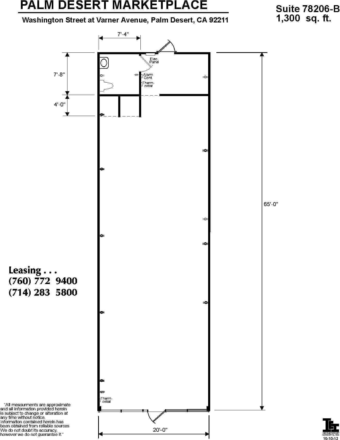 78206 Varner Rd, Palm Desert, CA 92203 - The Marketplace | LoopNet