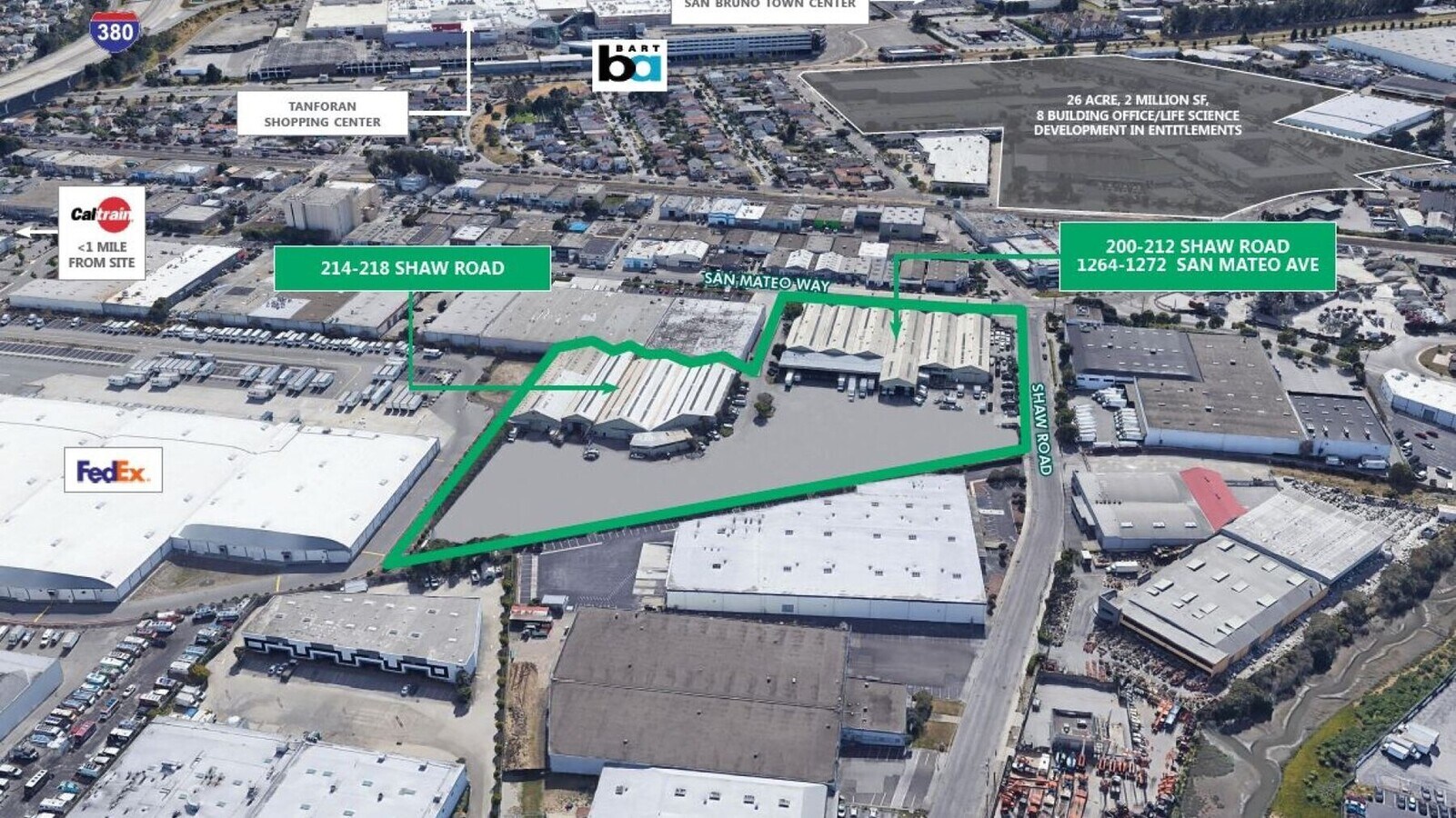 200-212 Shaw Rd, South San Francisco, CA 94080 - Industrial for Lease ...