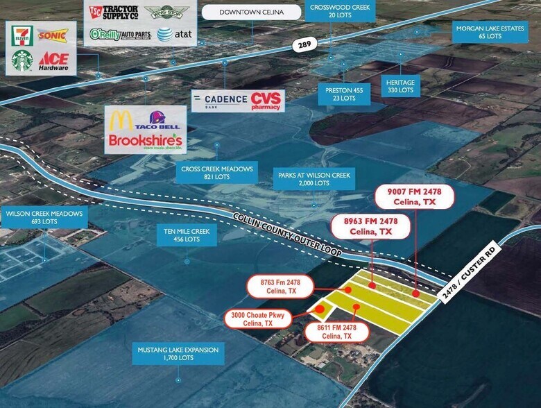 SWC Outer Loop & Custer Rd., Celina, TX 75009 - Celina-SWC Outer Loop & Custer Rd. 1-54 acres ...