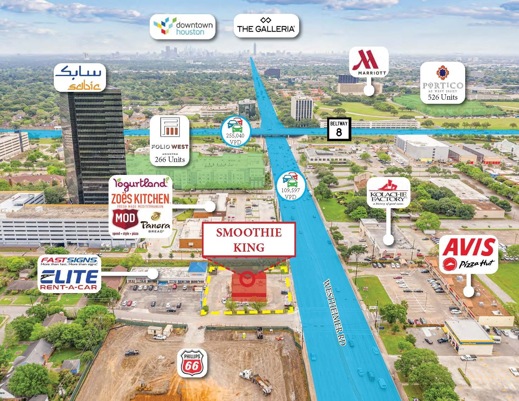 10560 Westheimer, Houston, TX 77042 - Smoothie King | LoopNet