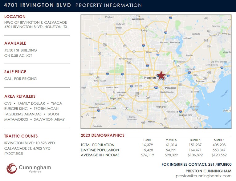 4701 Irvington Blvd, Houston, TX 77009 - Church's Chicken | LoopNet