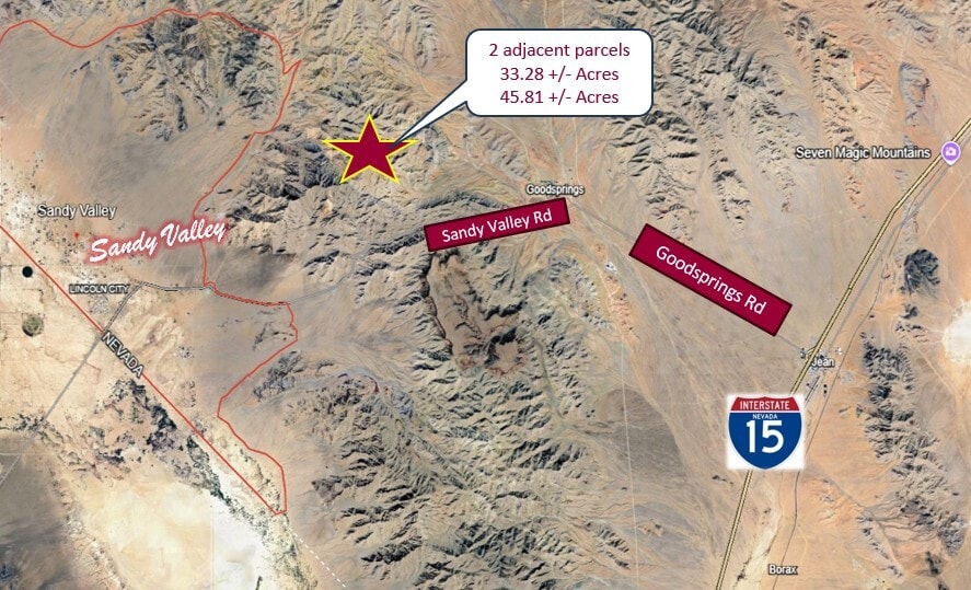 North of Sandy Valley, Sandy Valley, NV 89019 - 33.28 +/- Acres Mining ...