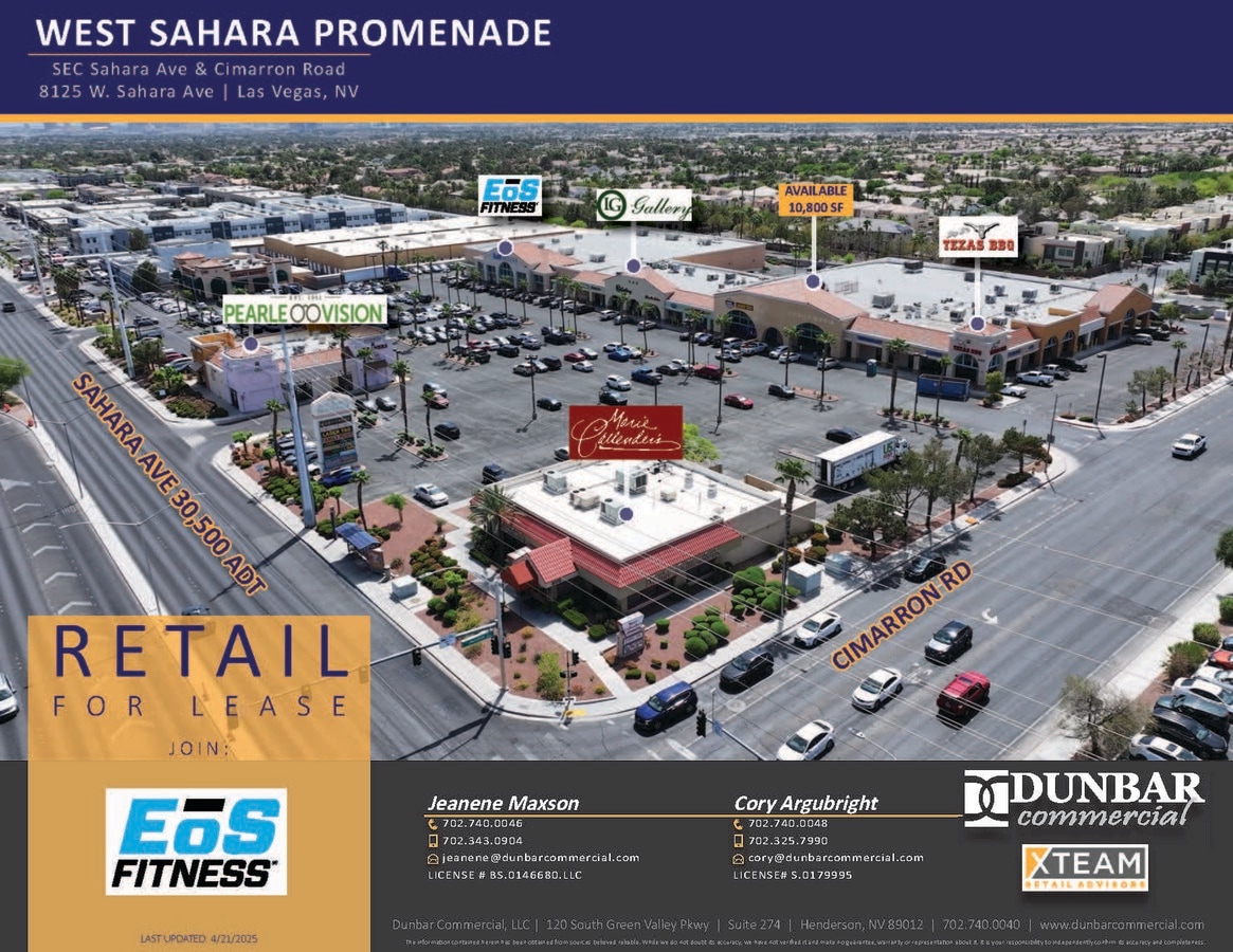 8125-8175 W Sahara Ave, Las Vegas, NV 89117 - West Sahara Promenade ...