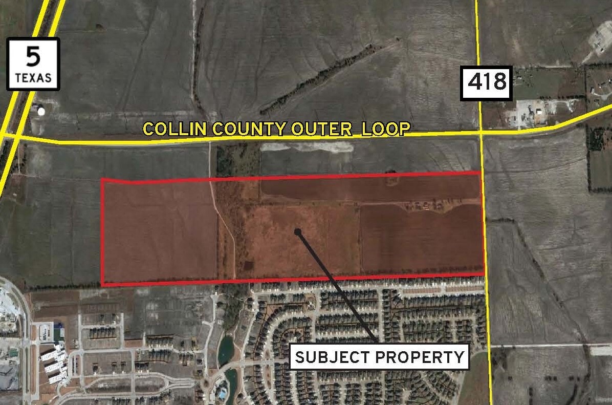SW Corner of Collin County Outer Loop and CR 418, Melissa, TX 75454 - 144 AC in Melissa ETJ ...