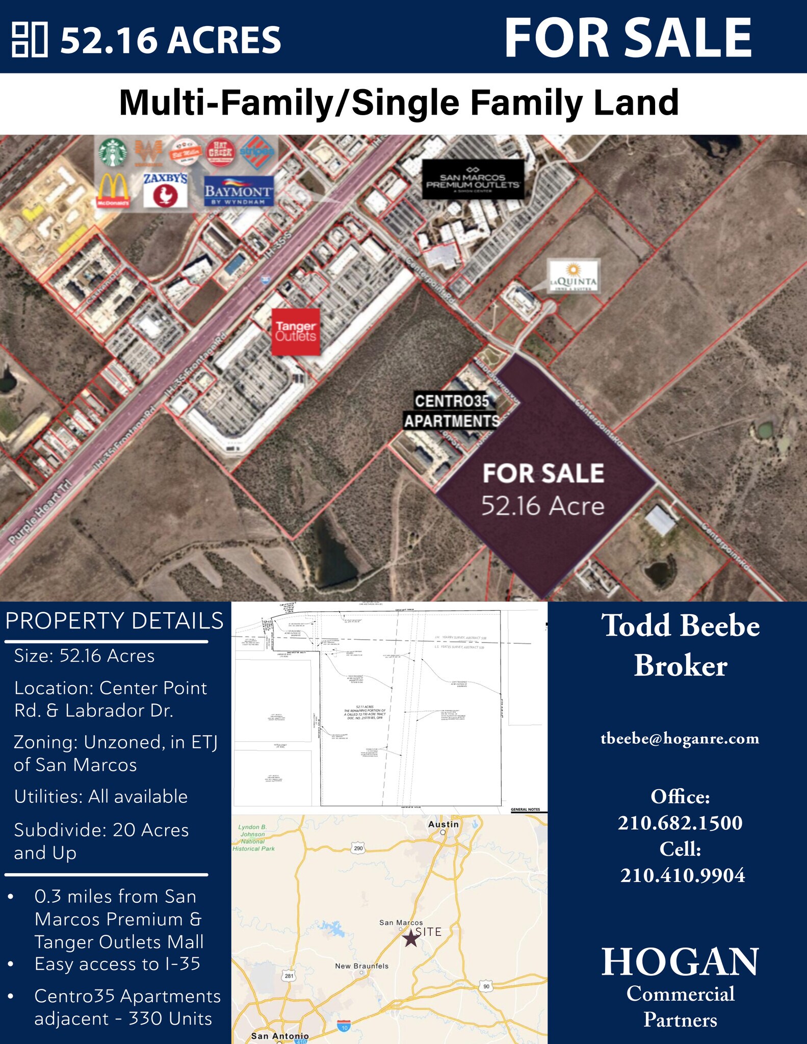 Center Point Rd, San Marcos, TX 78666 - 52 Acres Mixed-Use Land | LoopNet