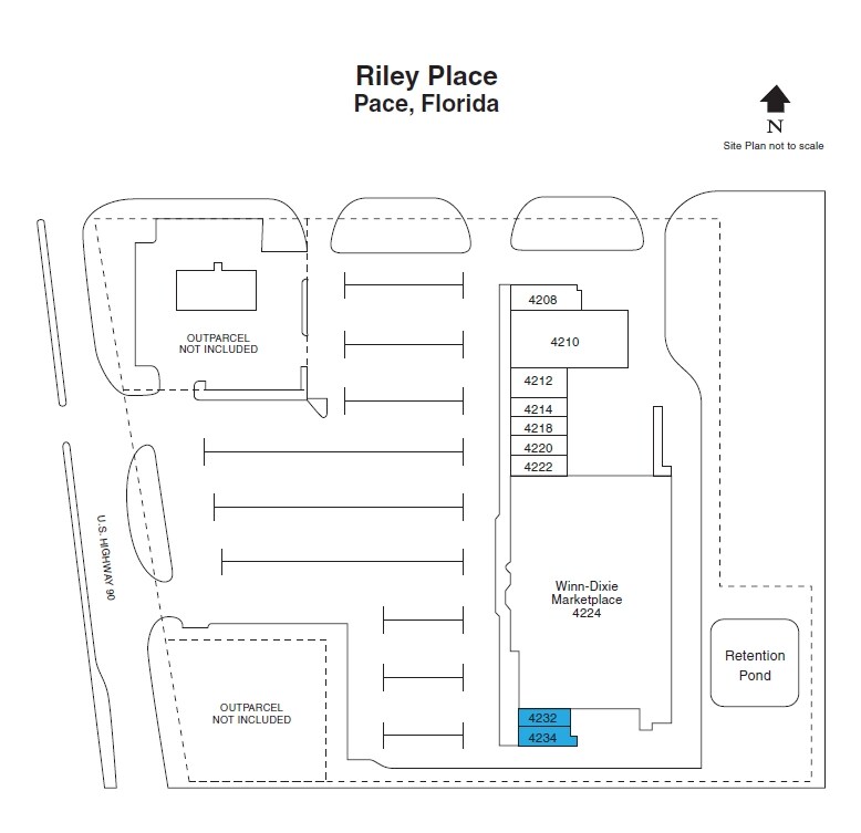 4208-4234 Highway 90, Pace, FL 32571 - Riley Place Shopping Center ...