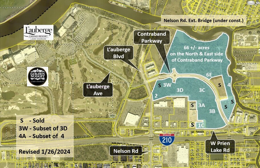 3B, 3C, & 3D on Contraband Parkway, Lake Charles, LA 70601 - Land for Sale | LoopNet