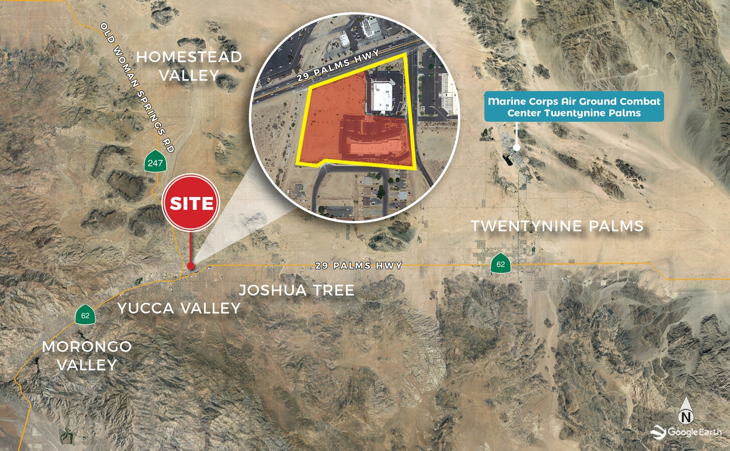 Marine Corps 29 Palms Map