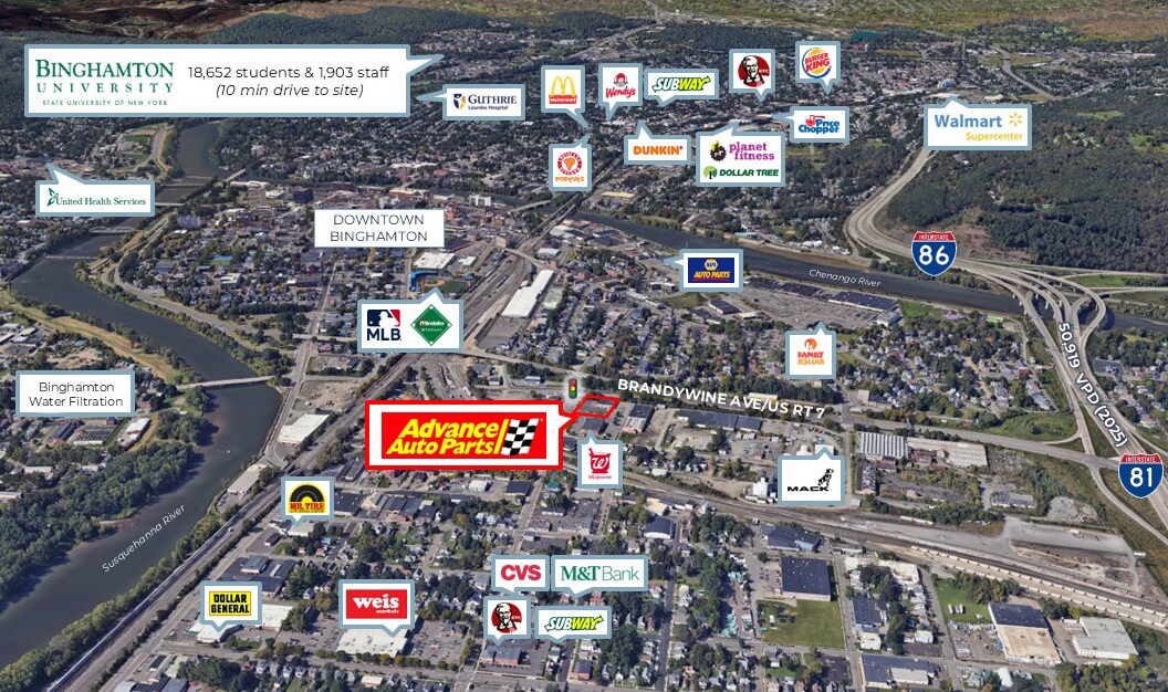 75 Robinson St, Binghamton, NY 13901 - Advance Auto Parts -New 10-Yr ...