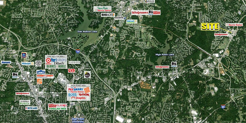 High Point University Campus Map - Map