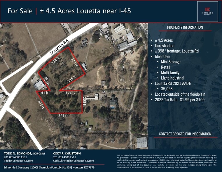 2303 Louetta Rd, Spring, TX 77388 - Land for Sale | LoopNet