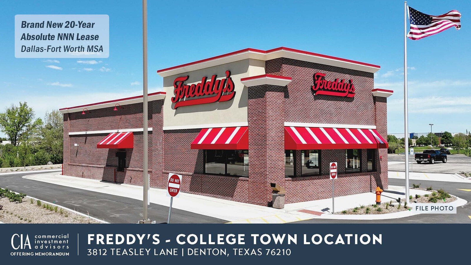 3812 Teasley ln, Denton, TX 76210 - FREDDY’S (20 YR. ABSOLUTE NNN ...
