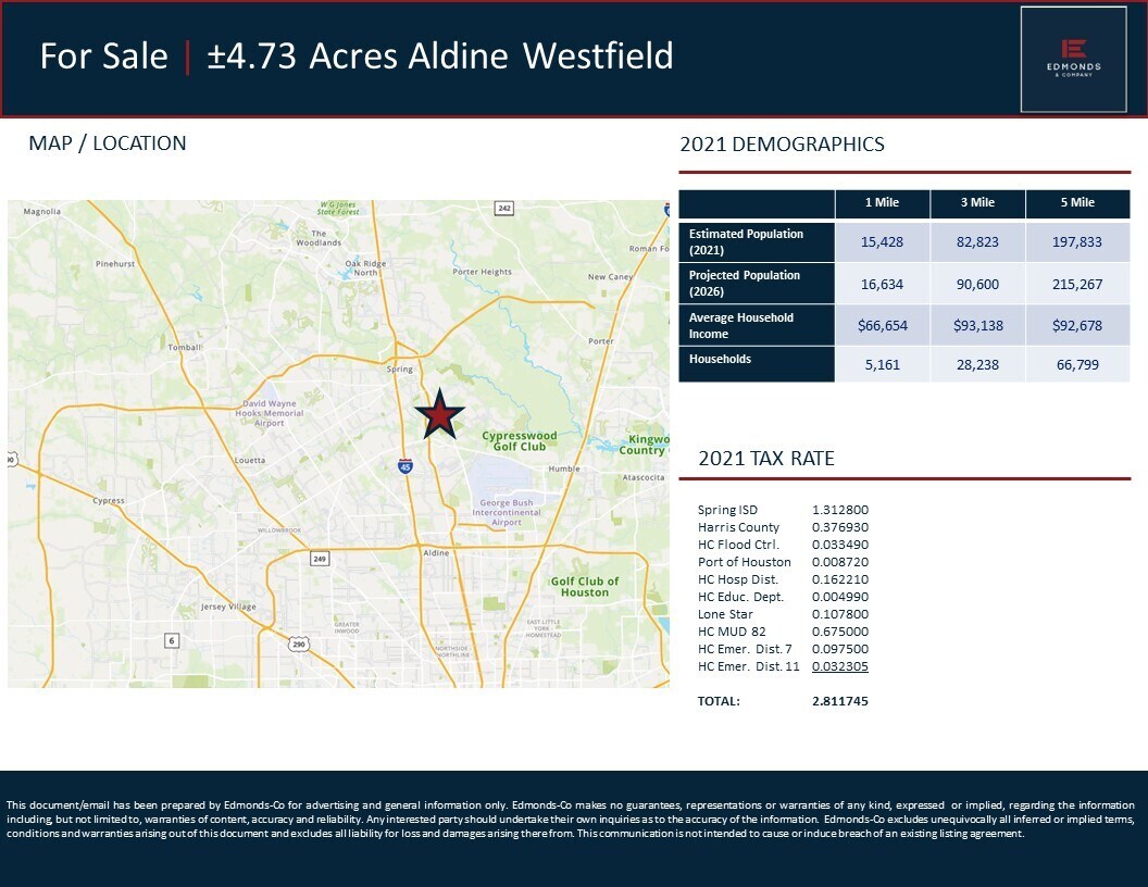 Aldine Westfield, Spring, TX 77373 - ±4.73 Acres Aldine Westfield | LoopNet
