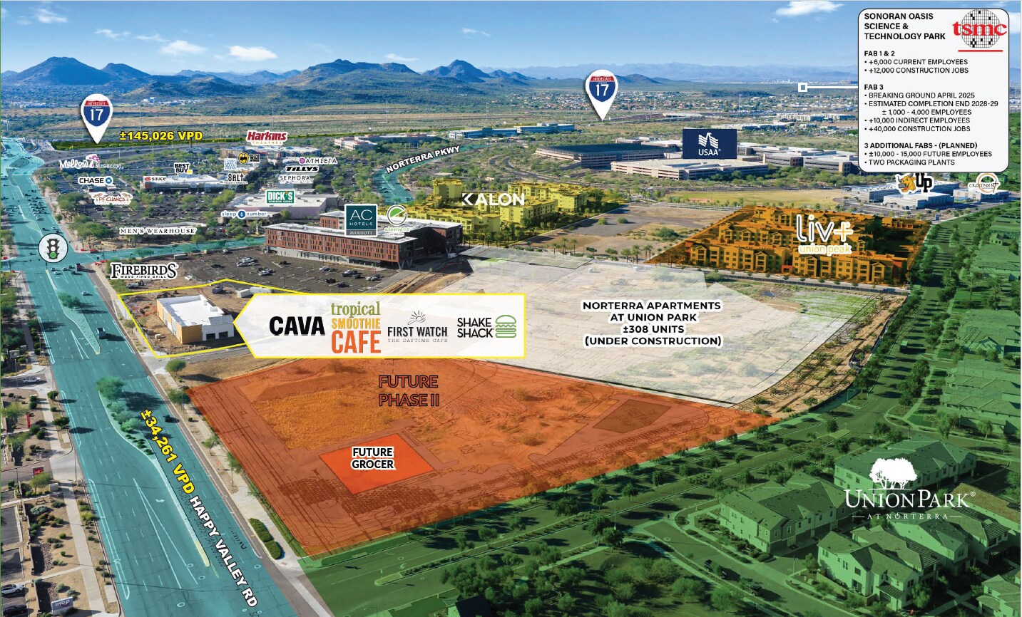 E/NEC Norterra Pkwy & Happy Valley rd, Phoenix, AZ 85085 - Union Street ...