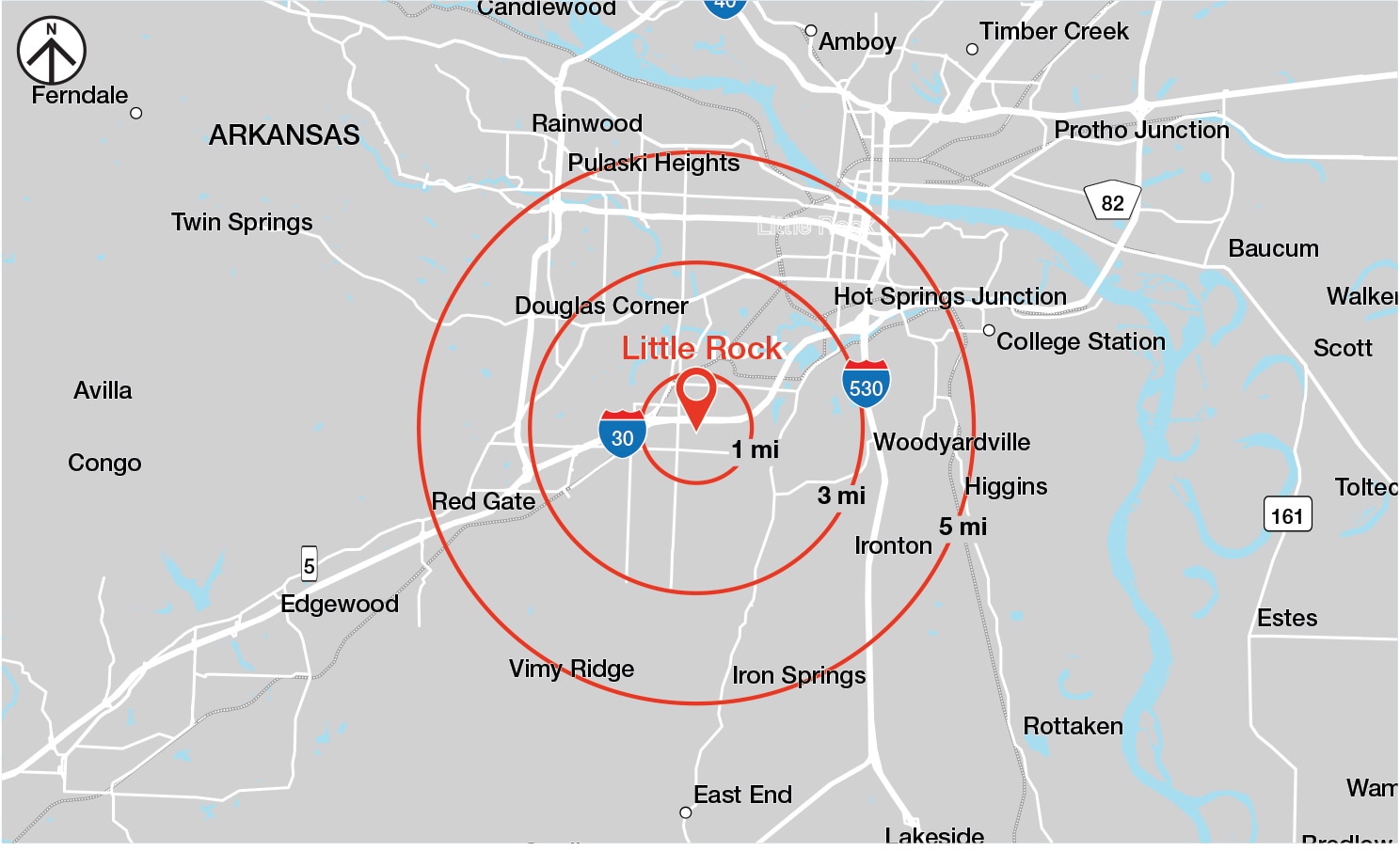 Geyer Springs, Little Rock, AR 72209 - NE Corner of Mitchell Drive and ...