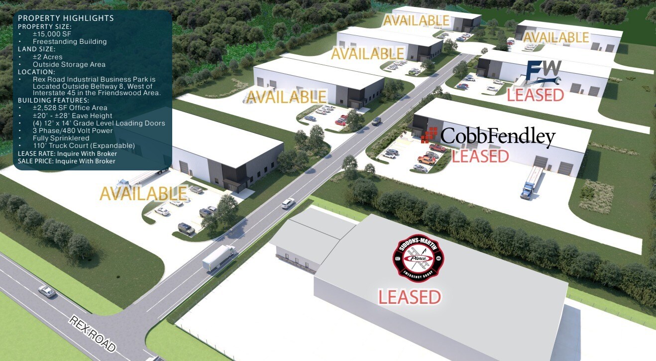 Rex Rd, Friendswood, TX 77546 - Rex Road Industrial Business Park | LoopNet