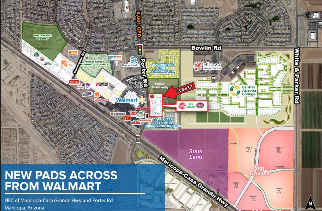 Maricopa Casa Grande Hwy, Maricopa, AZ 85138 - New Maricopa PADs Across ...