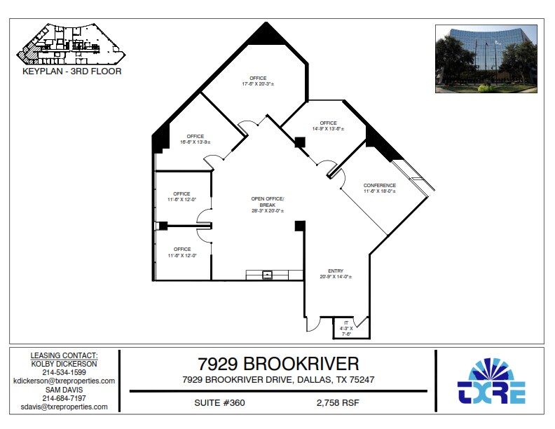 7929 Brookriver Dr, Dallas, TX 75247 - Office for Lease | LoopNet