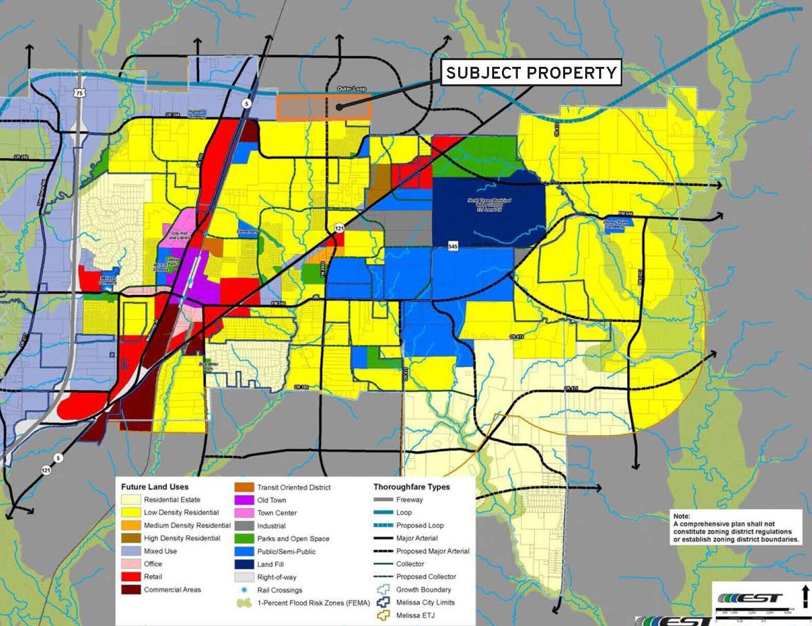 SW Corner of Collin County Outer Loop and CR 418, Melissa, TX 75454 - 144 AC in Melissa ETJ ...