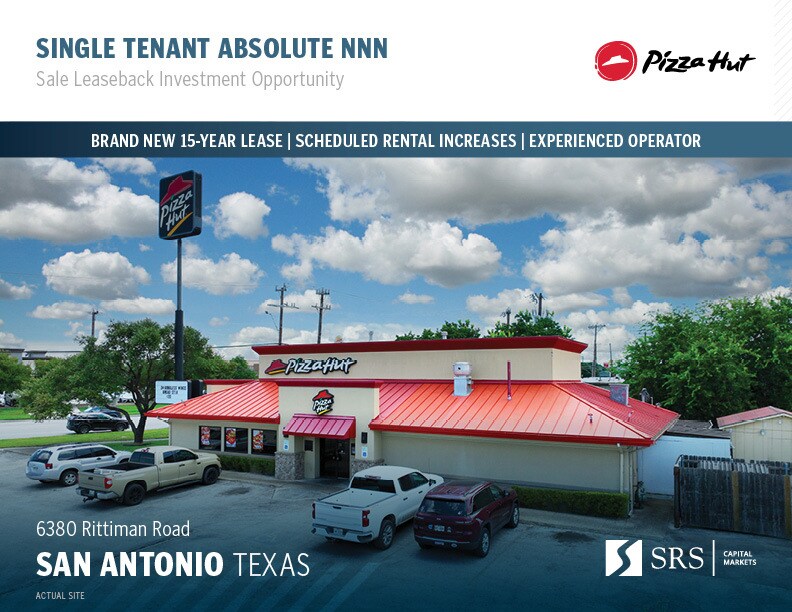 6380 Rittiman Rd, San Antonio, TX 78218 - Pizza Hut | New 15-Yr Abs NNN ...