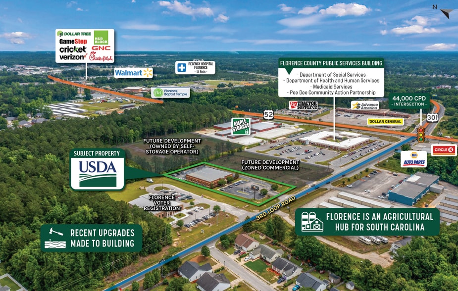 215 Third Loop Rd, Florence, SC 29505 - USDA Farm Services Building ...