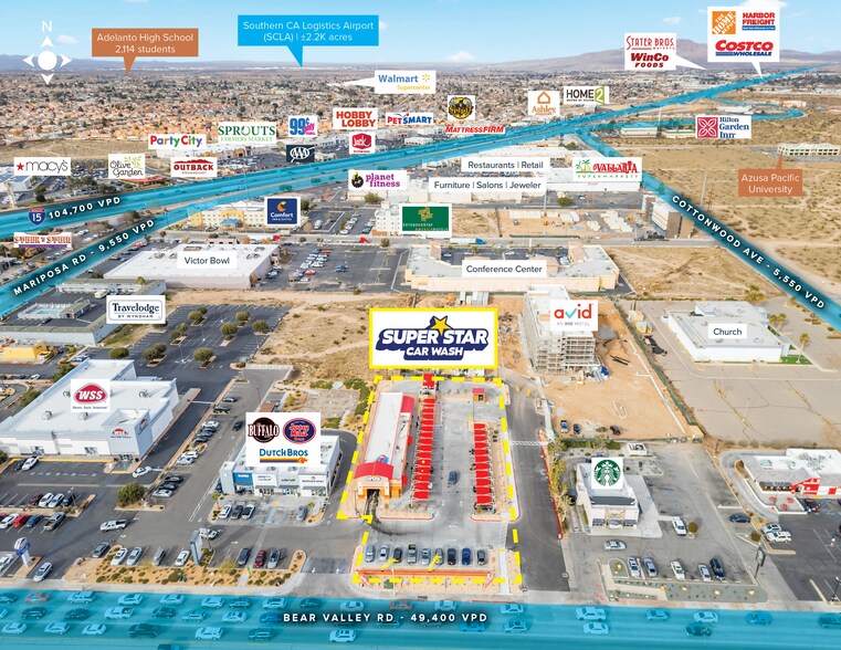 14812 Bear Valley Rd, Victorville, CA 92395 - Super Star Car Wash | Superb Retail Corridor | LoopNet
