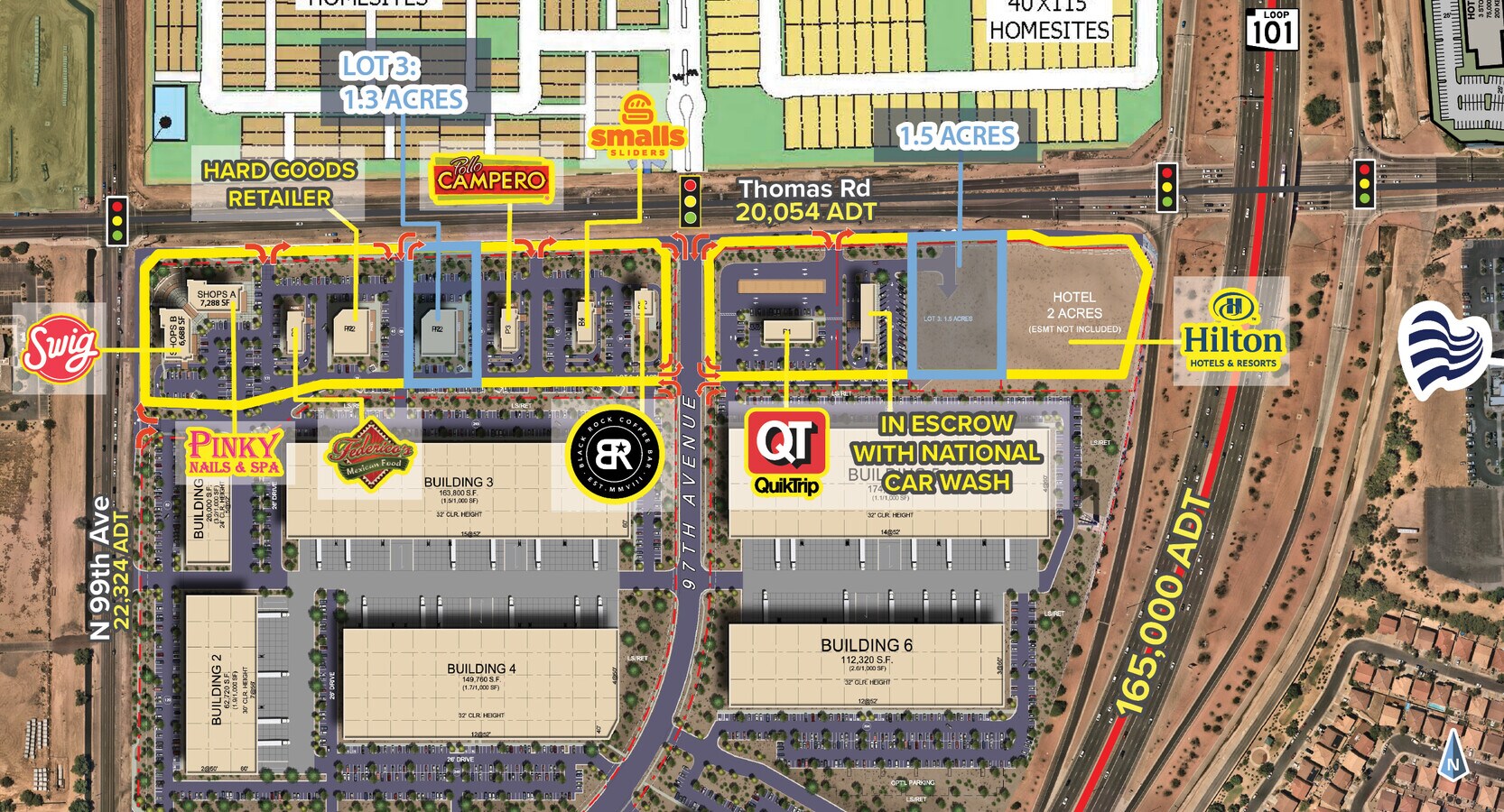 SEC 99th & Thomas Rd ave, Phoenix, AZ 85037 - for Lease | LoopNet