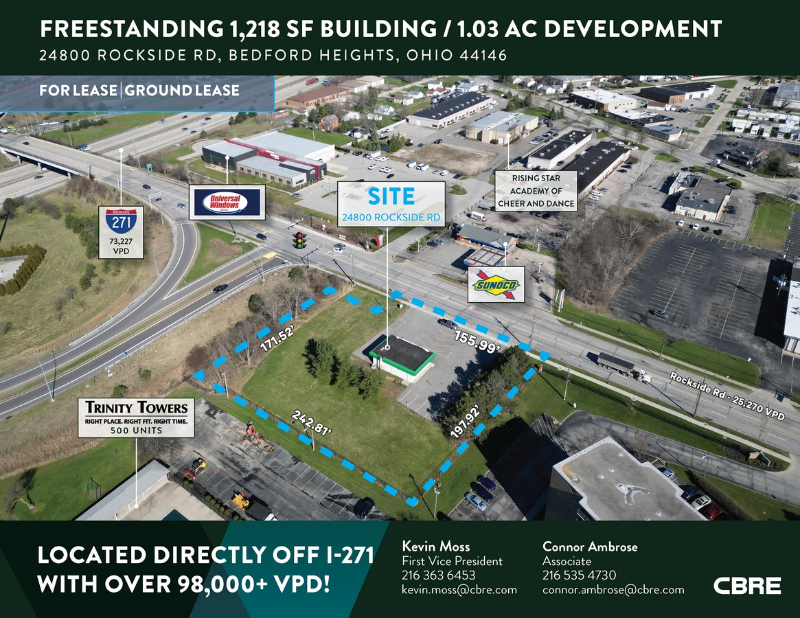 24800 Rockside Rd, Bedford, OH 44146 - Freestanding 1,218 SF / 1.03 AC ...