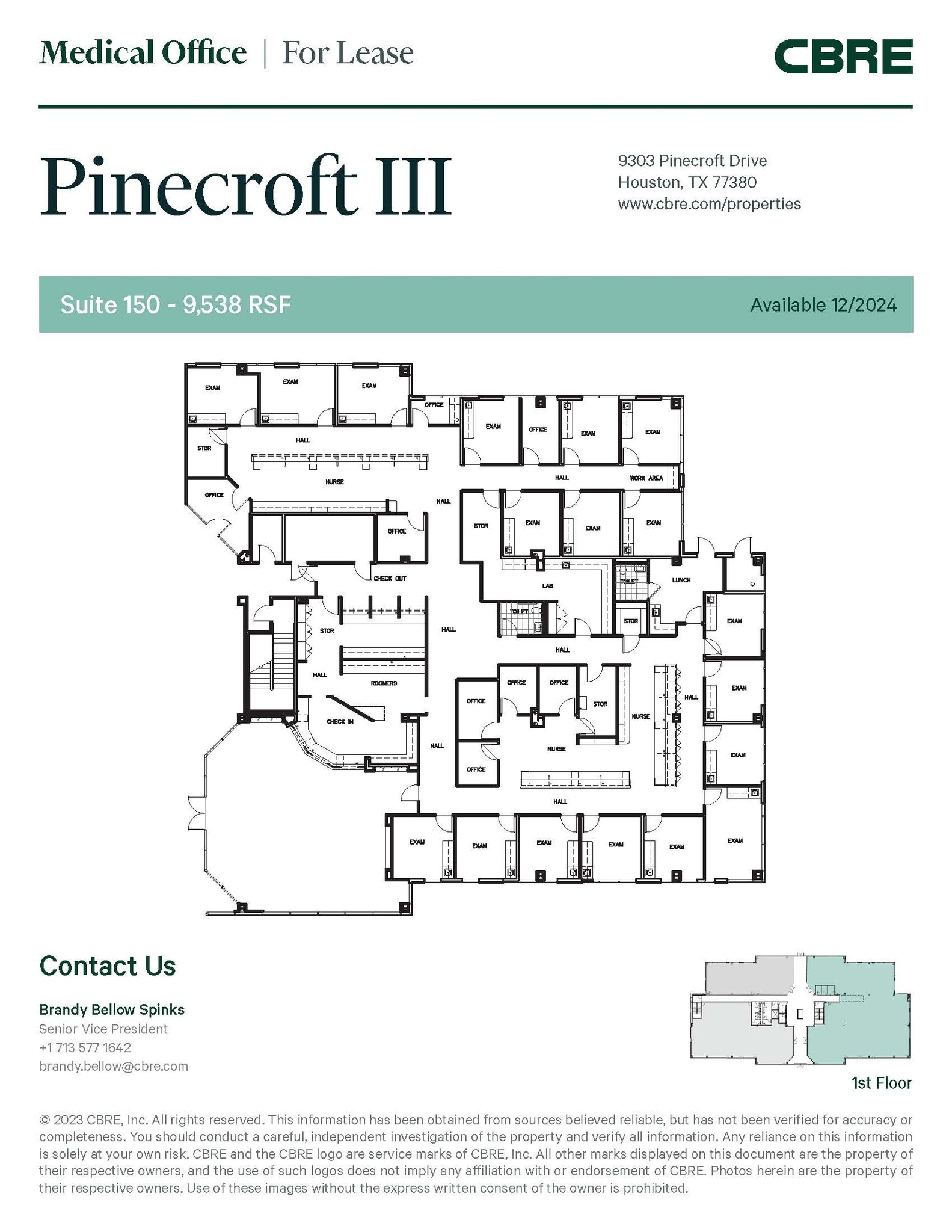 9303 Pinecroft Dr, The Woodlands, TX 77380 - Pinecroft III | LoopNet