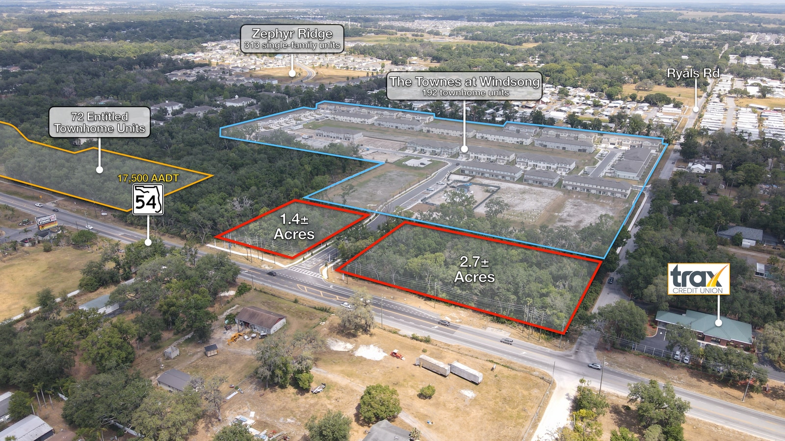 SR 54 & Nathan Pearl St., Zephyrhills, FL 33541 - 1.4 ac Commercial/Retail SR 54 & Nathan Pearl ...