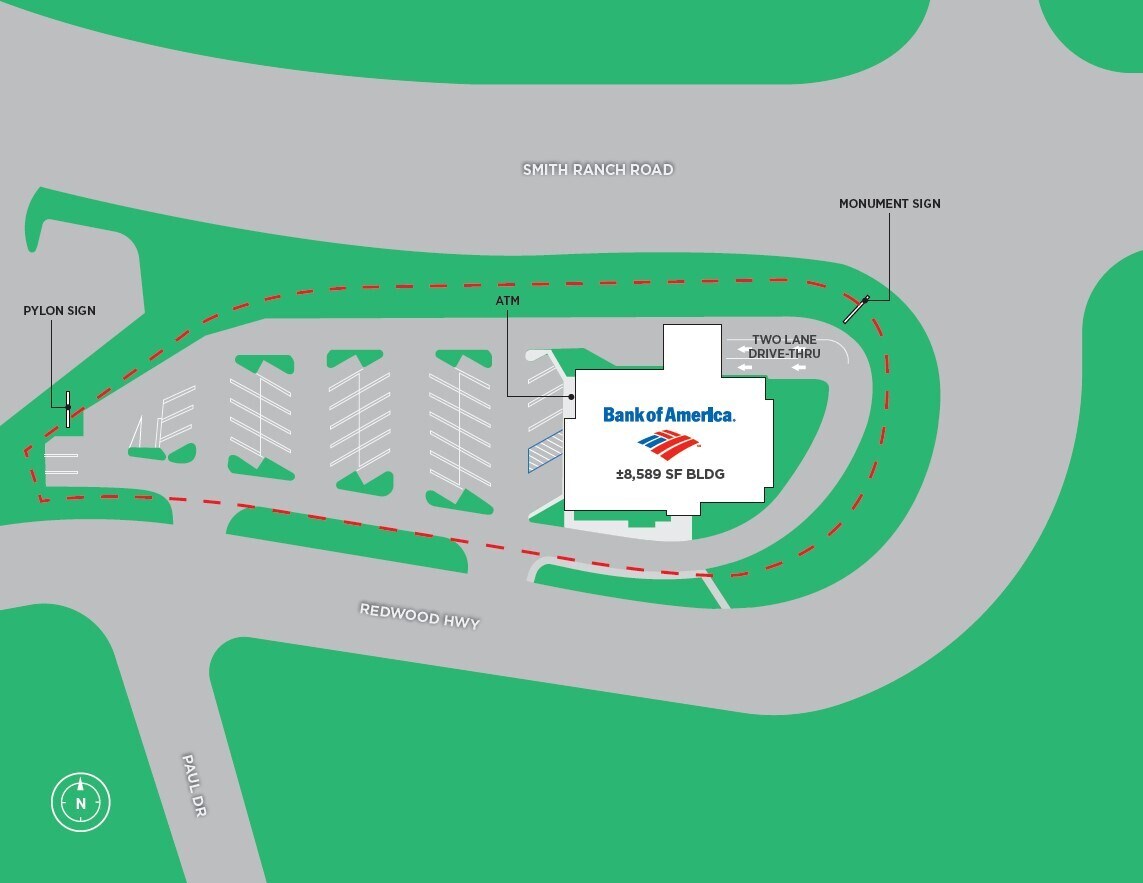 30 Smith Ranch Rd, San Rafael, CA 94903 - Bank of America Ground Lease ...