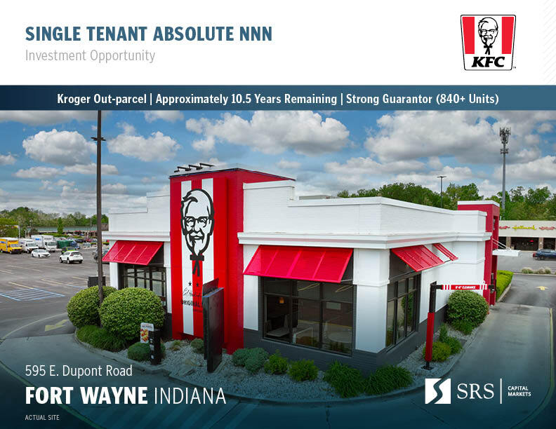 595 E Dupont Rd, Fort Wayne, IN 46825 - KFC | 10+ Yrs NNN | 840+ Unit ...