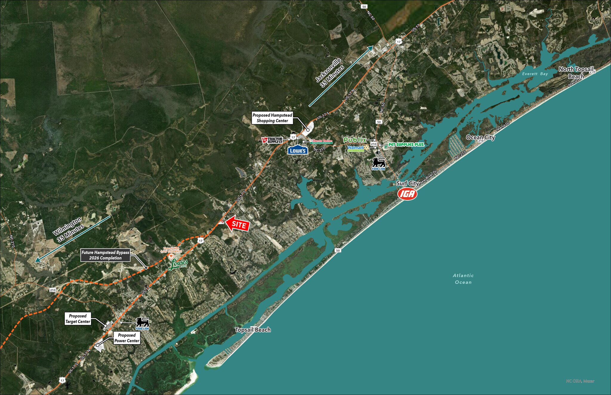 Hwy 17 & Sloop Point Loop Rd, Hampstead, NC 28443 - for Lease | LoopNet