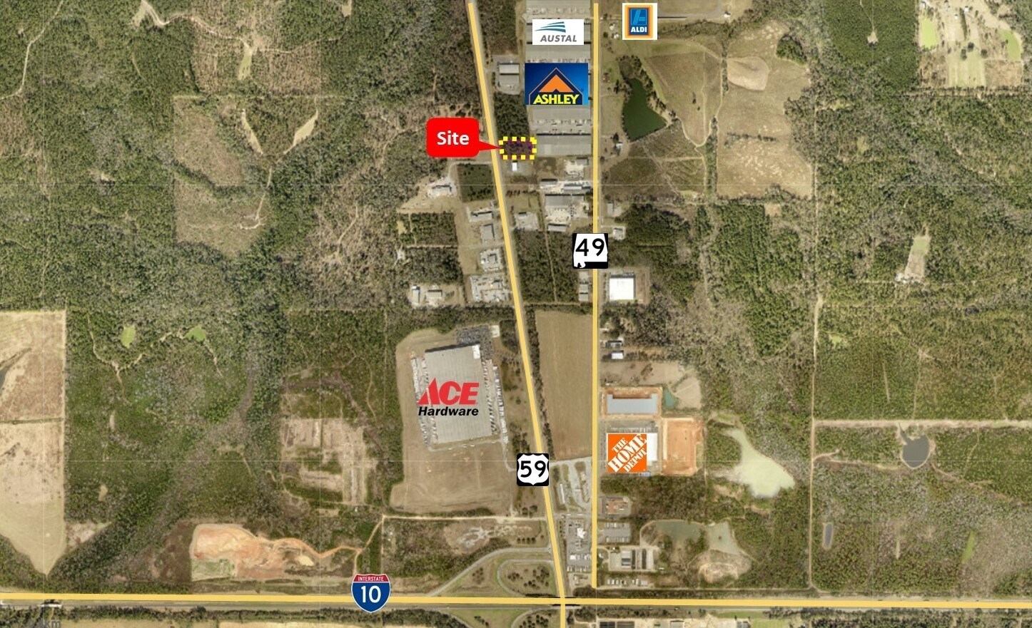 Highway 59 - Lot 3, Loxley, AL 36551 - 2 Acres w 218' Frontage on Hwy 59, Loxley, Zo | LoopNet