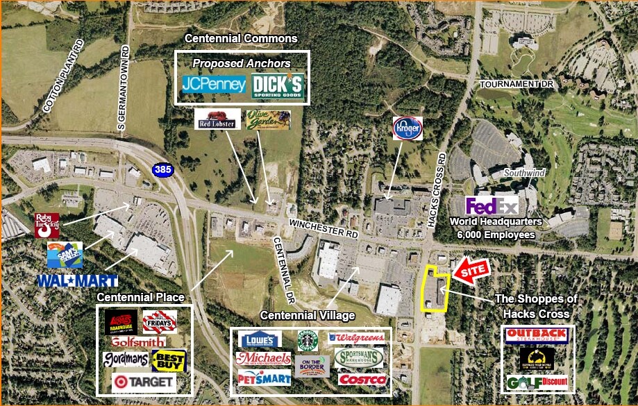 3750 Hacks Cross Rd, Memphis, TN 38125 - The Shoppes of Hacks Cross ...