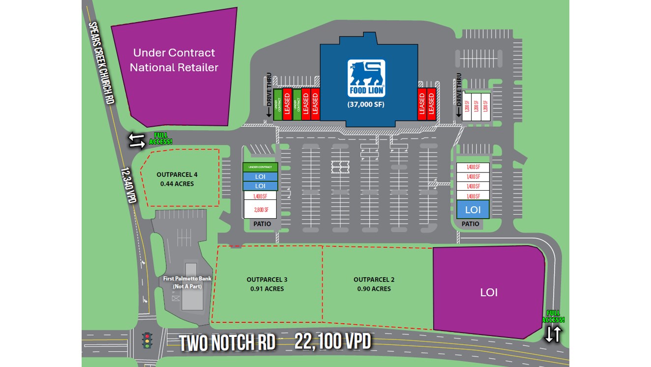 10526 Two Notch Rd, Elgin, SC 29045 - Pontiac Towne Center | LoopNet