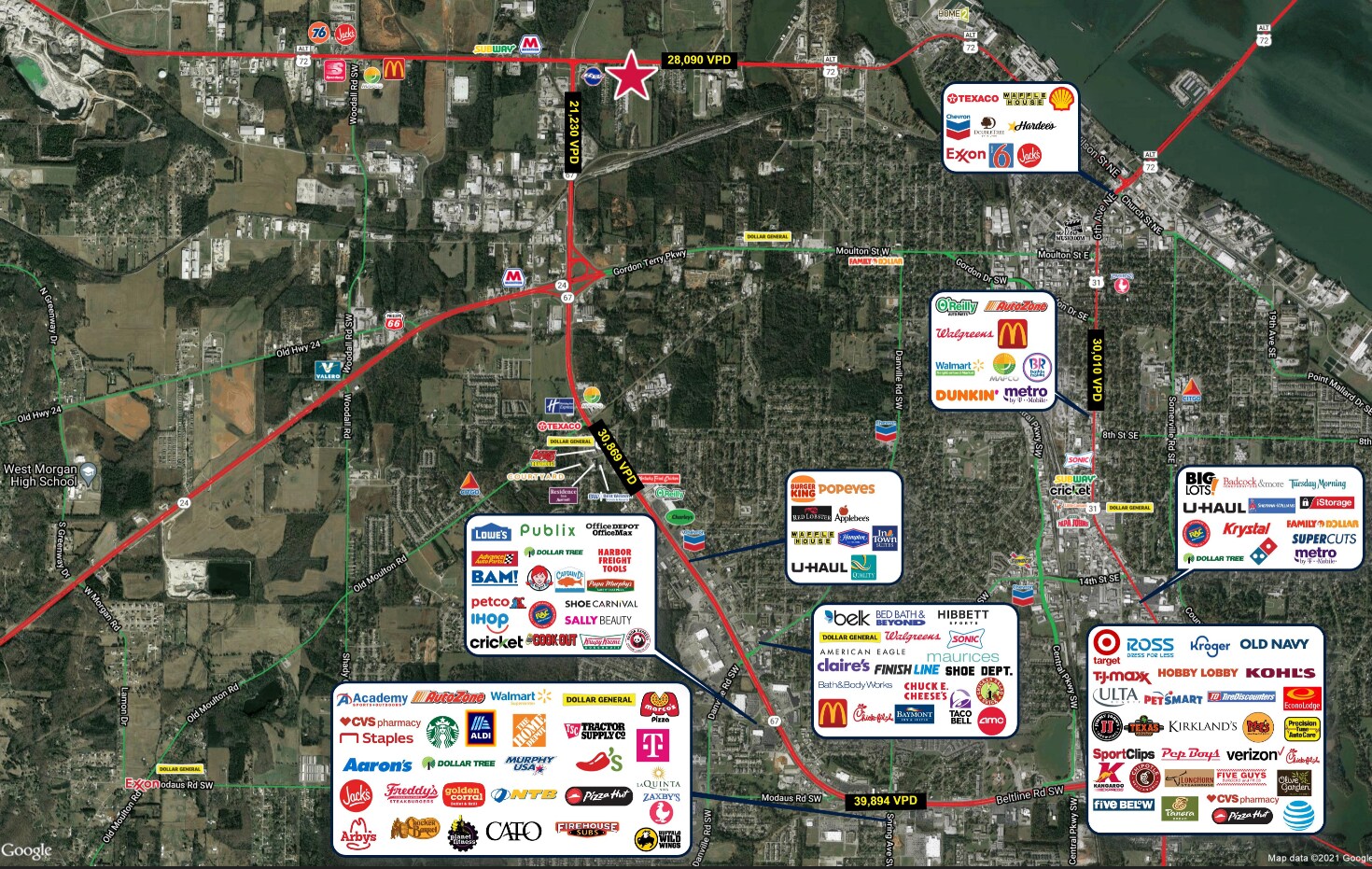 State Highway 20, Decatur, AL 35601 - Excess Raceway Land | LoopNet