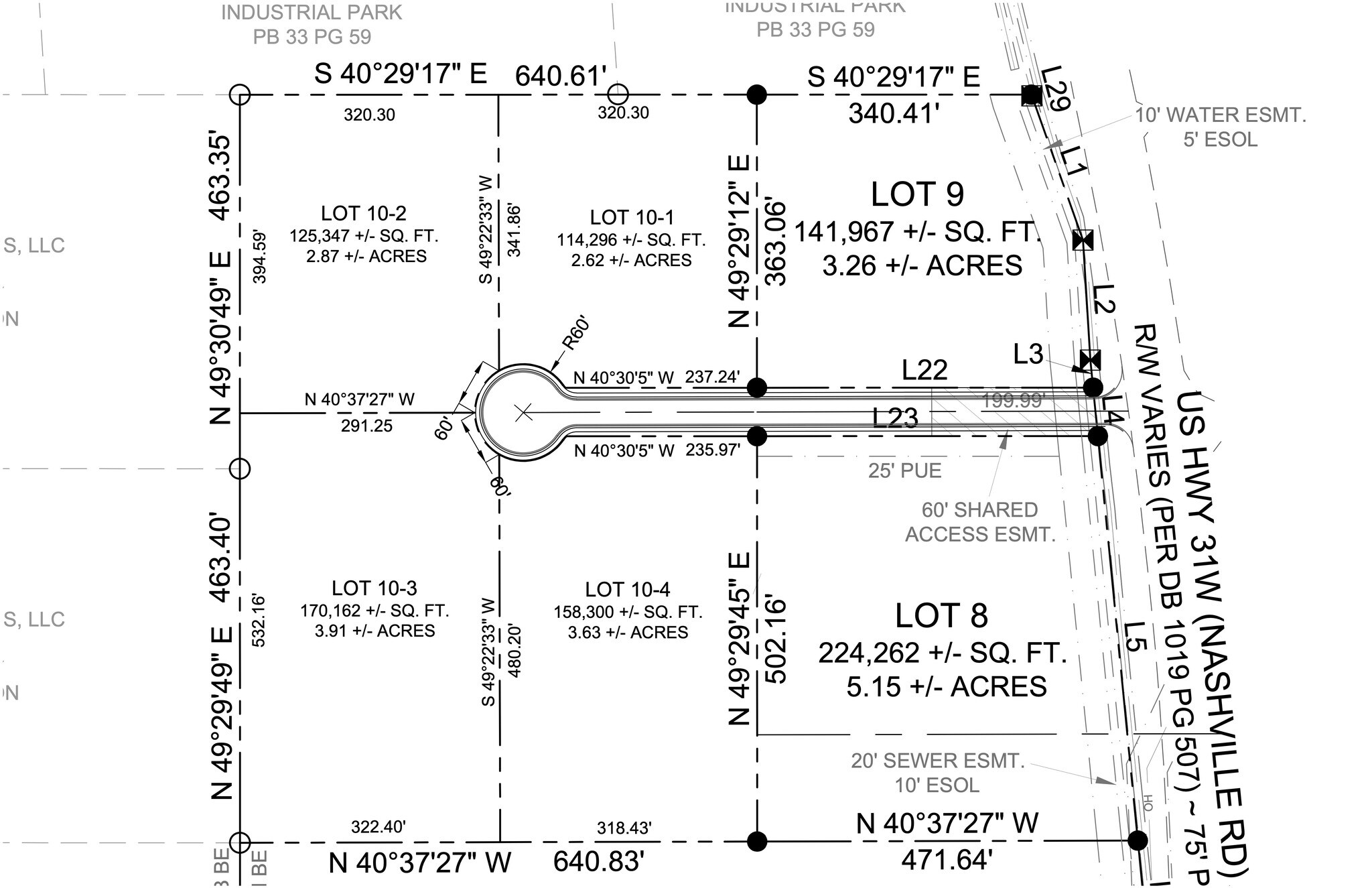Nashville Rd. Logistics Ct., Bowling Green, KY 42101 - Lot 9 Nashville ...