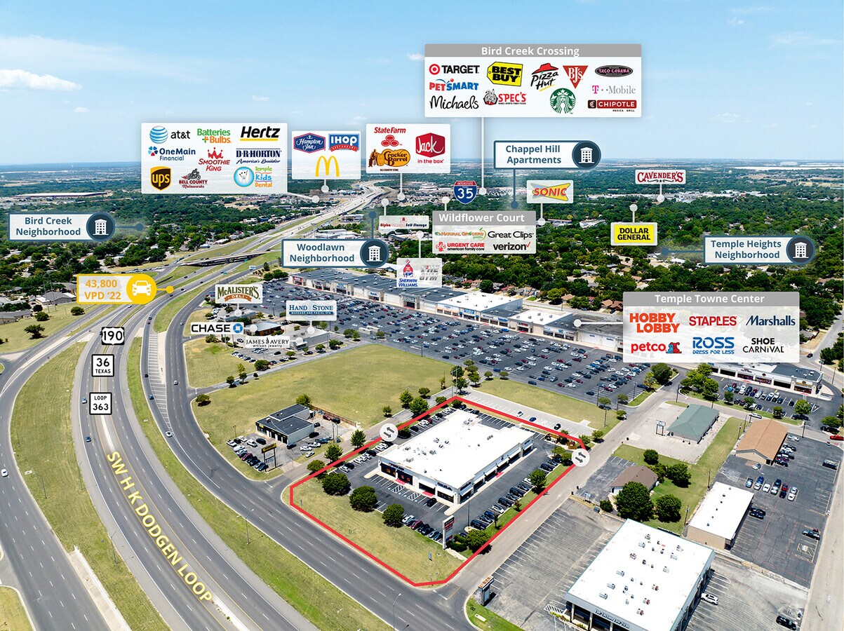 2102 SW H K Dodgen Loop, Temple, TX 76504 - Shops at Temple Towne ...