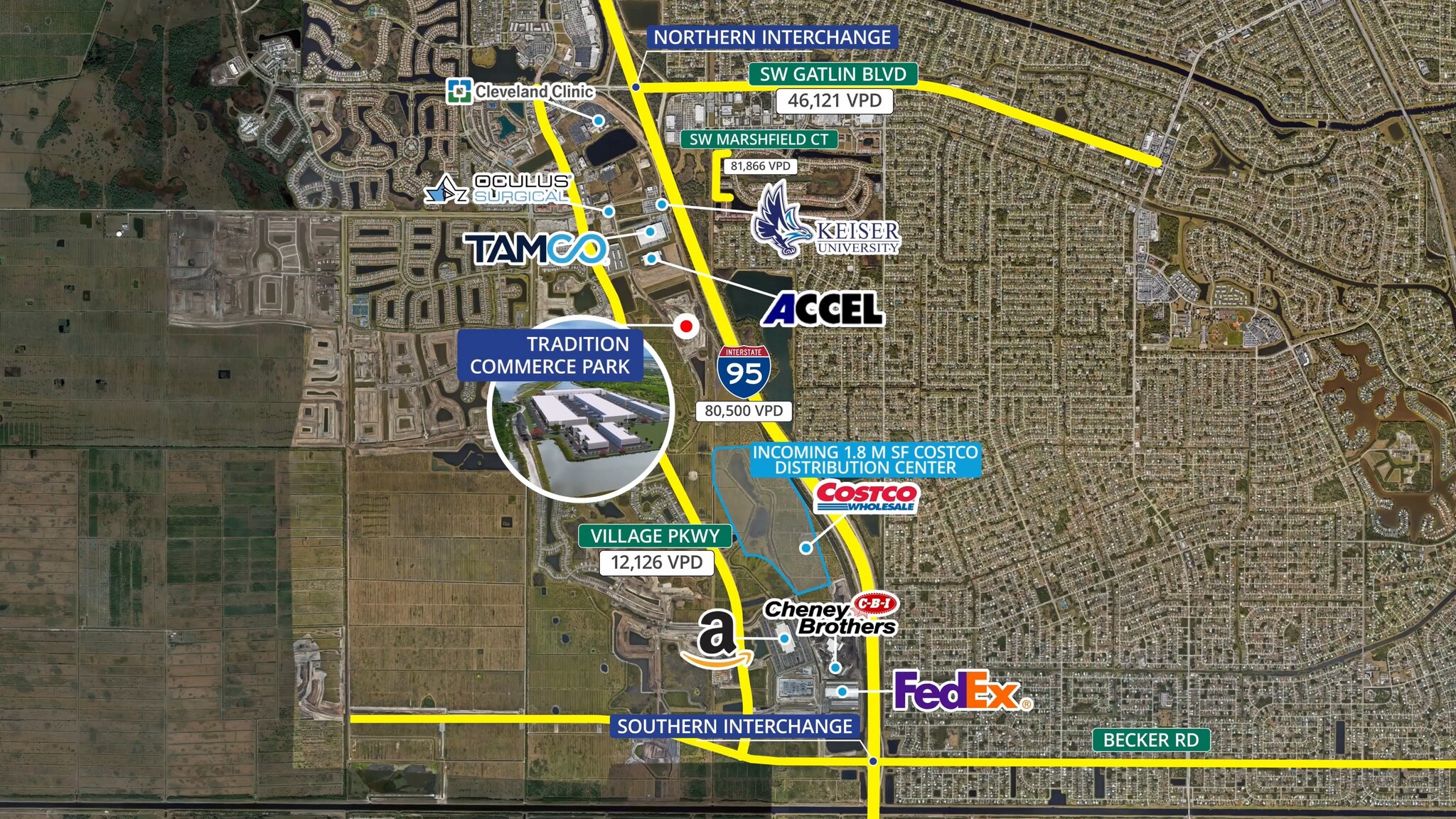 SW Village Pky, Port Saint Lucie, FL 34953 - Traditions Commerce Park ...