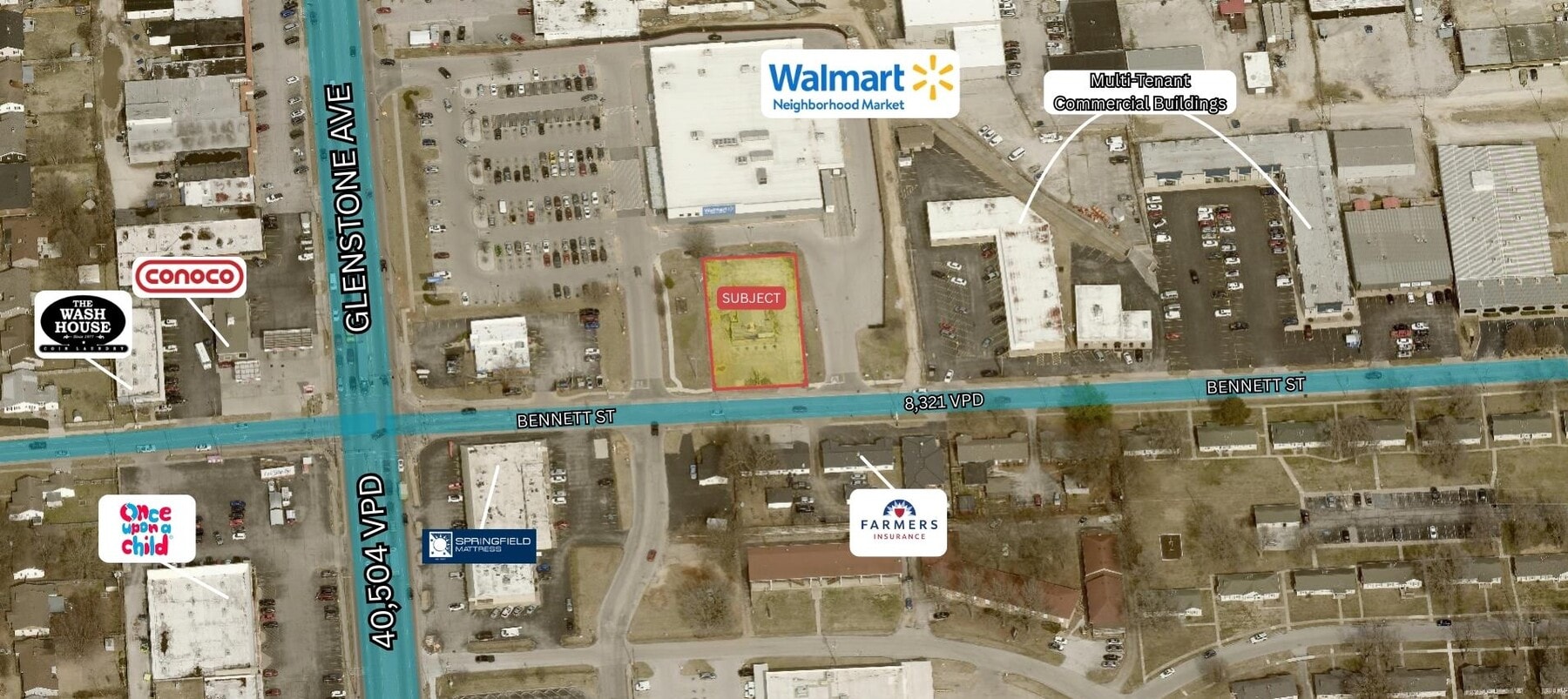 1839 E Bennett St, Springfield, MO 65804 - RETAIL LOT WITH BUILDING ...
