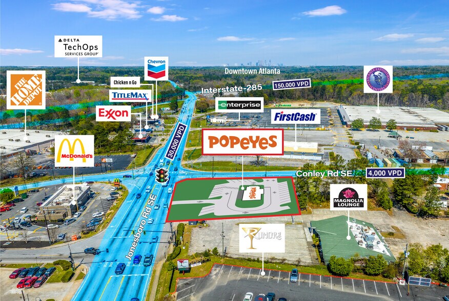 3900 SE Jonesboro Rd, Atlanta, GA 30354 - Popeyes | New 15-Year Abs NNN ...