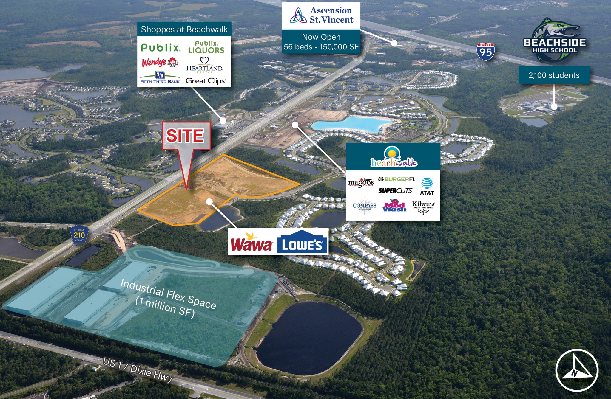 County Road 210, Saint Johns, FL 32259 - Beachwalk East | LoopNet