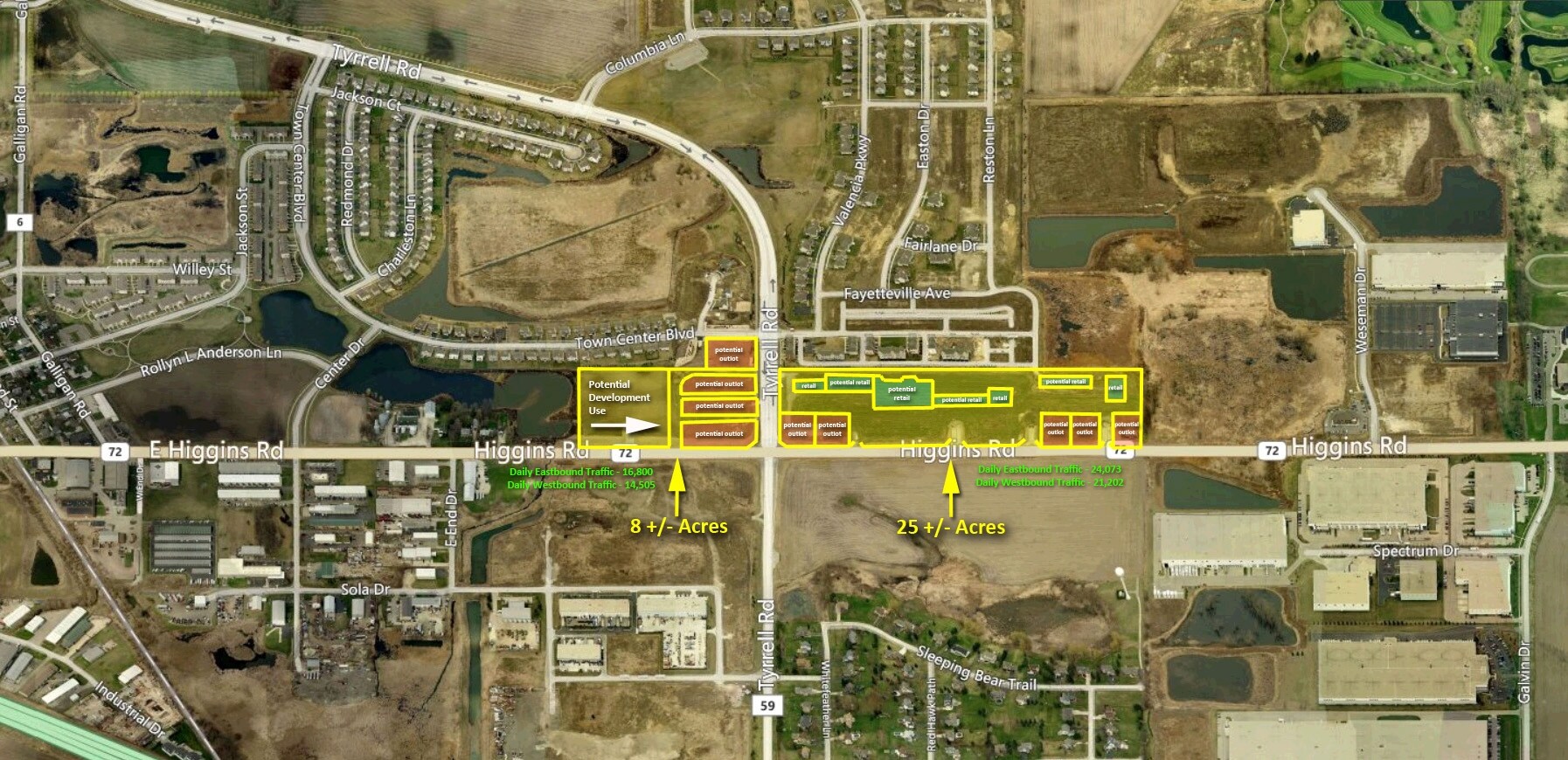 Higgins Rd, Gilberts, IL 60136 - Gilberts Town Center | LoopNet